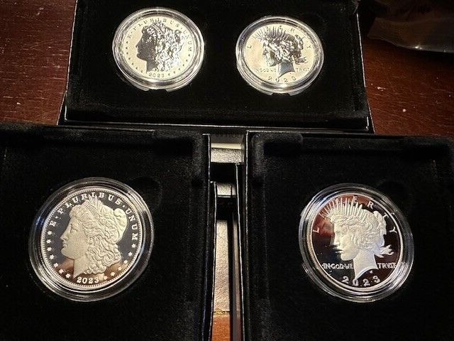 2023 S Reverse Proof Set & Morgan and Peace Dollar Proof Set | eBay