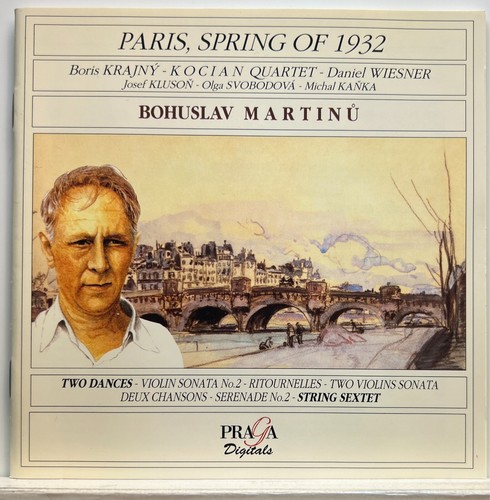 Bohuslav Martinu Paris Spring of 1932 (CD 1997 Praga Digitals) *Rare ...