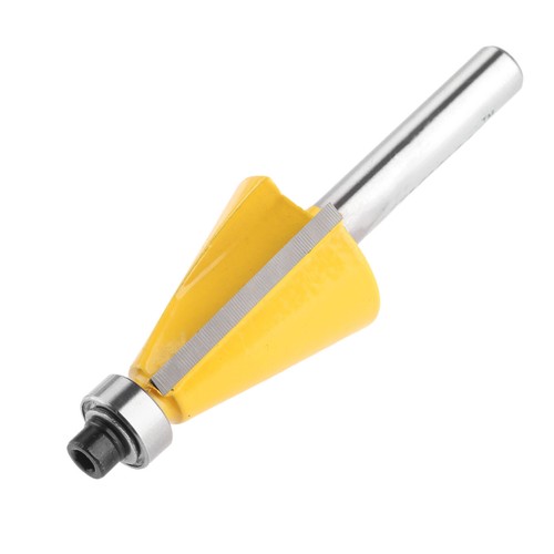 1pc 1/4" Shank 15 Degree Chamfer & Bevel Edging Router Bit woodworking ...