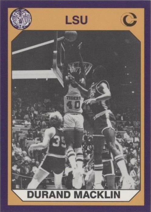 1990 Collegiate Collection LSU Tigers - Rudy Macklin #50 (RC) for sale ...