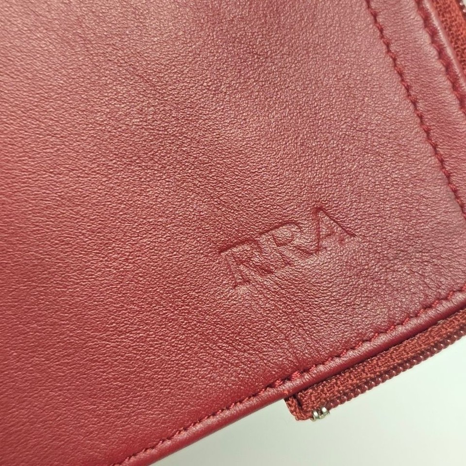 Levenger Genuine Burgundy Leather Travel Wallet Organizer | eBay