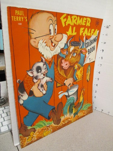 FARMER ALFALFA cartoon CBS TV Terrytoons 1950s comic coloring book ...