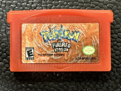 Pokemon FireRed Version (Nintendo GameBoy Advance) Dry Battery ...