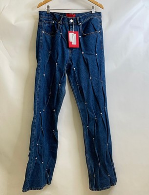 KUSIKOHC Multi Rivet Denim Size XL Blue | eBay