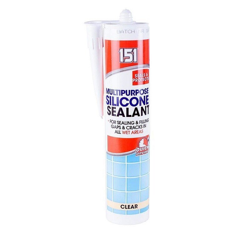 WATERPROOF SILICONE SEALANTS ALL PURPOSE ACRYLIC WHITE CLEAR BLACK ...