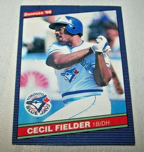 1986 Donruss Cecil Fielder Rookie Card # 512 | eBay