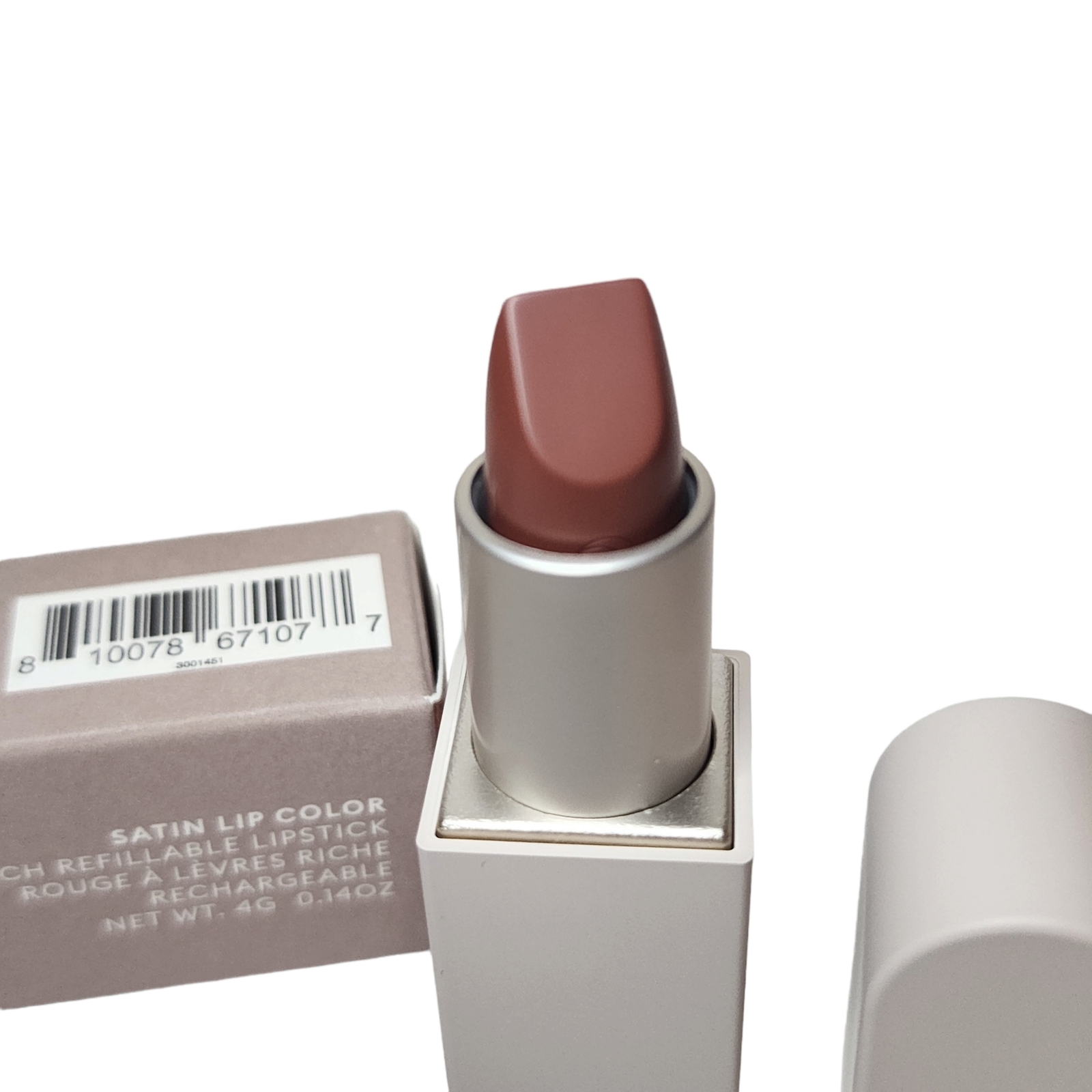 Rose Inc Satin Lip Color Rich Refillable Lipstick GRACEFUL Golden Brown ...