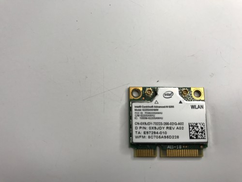 Intel Centrino Advanced-N 6205 62205ANHMW 0X9JDY Wireless WiFi WLAN ...