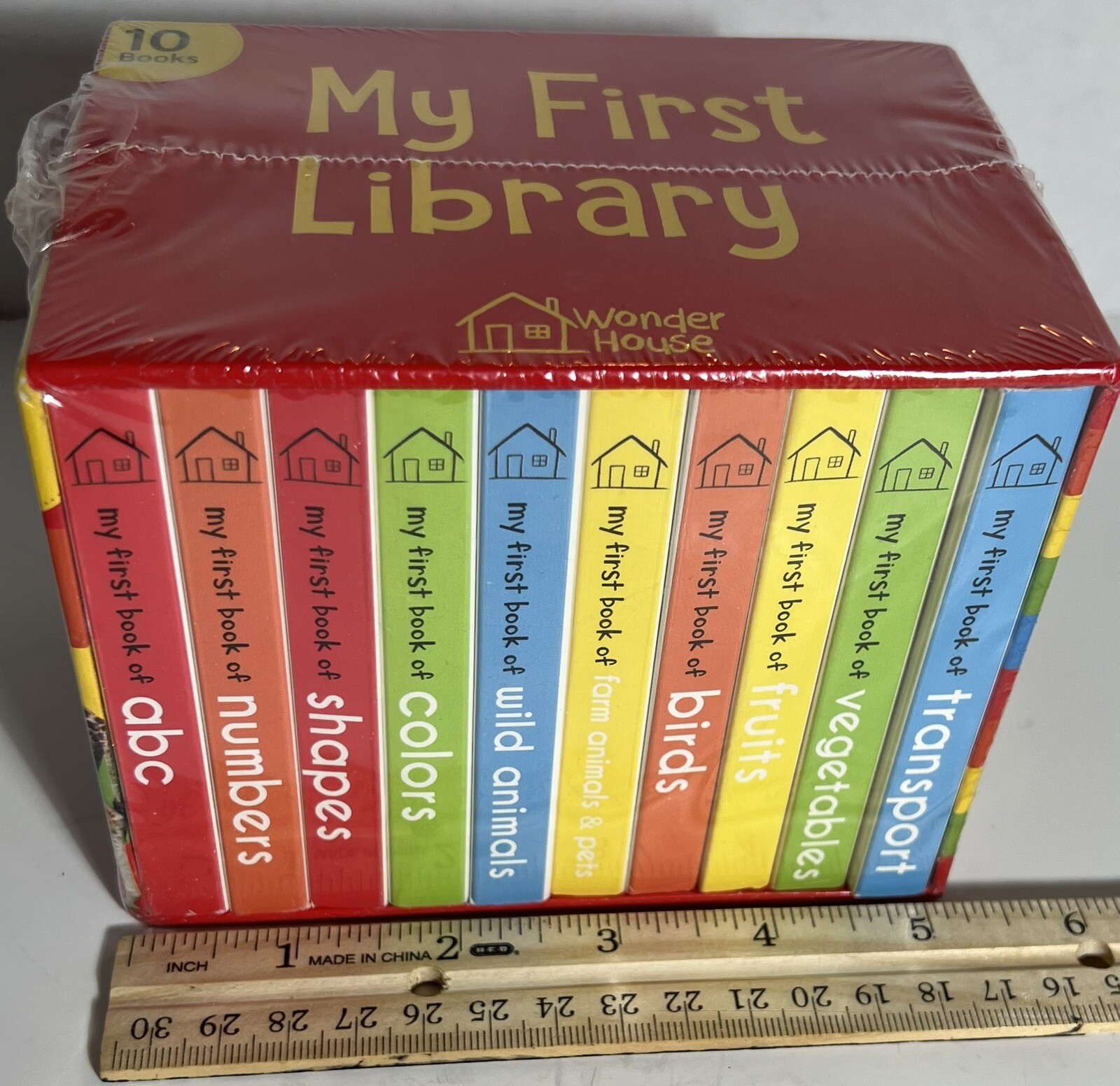 My First Library : Boxset of 10 Board Books for Kids by Wonder House ...