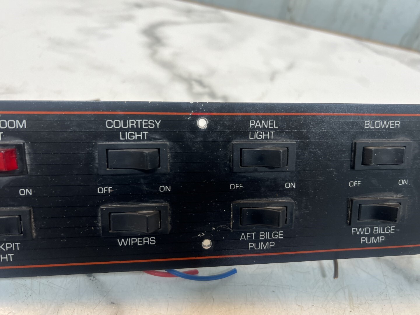 89 Bayliner Ciera 2455 Boat control panel switch board switches | eBay