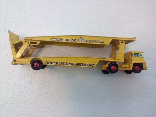 Matchbox Car Carrier trailer TRUCK holds four cars. VERY RARE Great ...