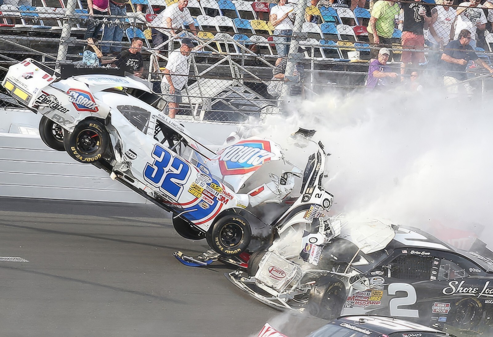 Kyle Larson 2013 Daytona CRASH NASCAR Nationwide 13x19 Poster Gloss ...