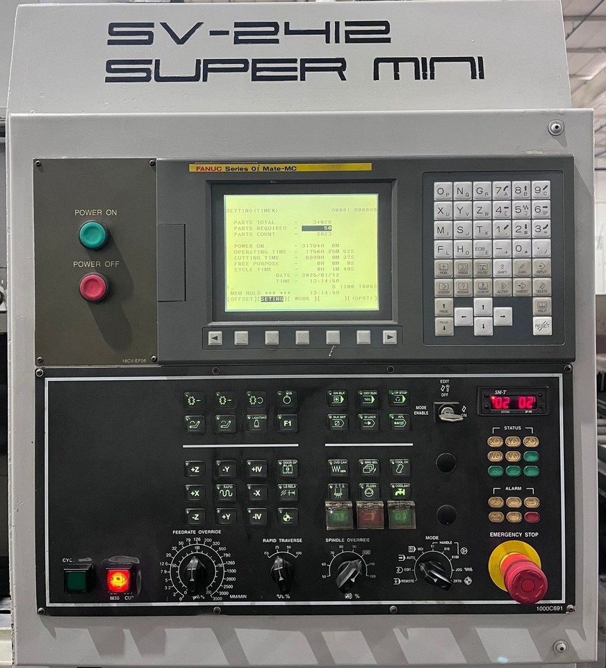 SHARP SV-2412S CNC VERTICAL MACHINING CENTER - SUPER MINI MILL | eBay