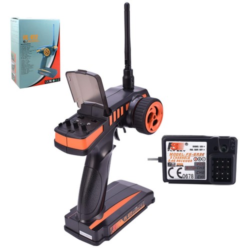 Flysky FS-GT2 RC Transmitter with FS-GR3E Receiver, 2.4GHz 2 Channels ...