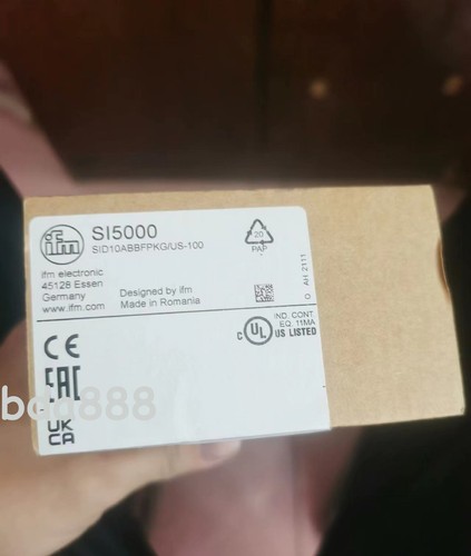 IFM SI5000 SID10ABBFPKG/US-100 FLOW MONITOR NEW IN BOX SHIP BY DHL ...
