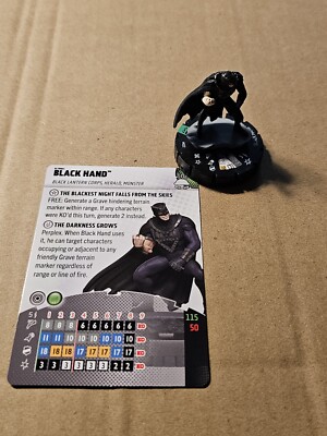 Heroclix DC Notorious set Black Hand #022 Uncommon figure w/card | eBay