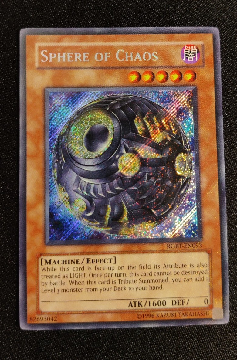 YuGiOh Sphere of Chaos RGBT-EN093 Secret Rare - Near Mint | eBay