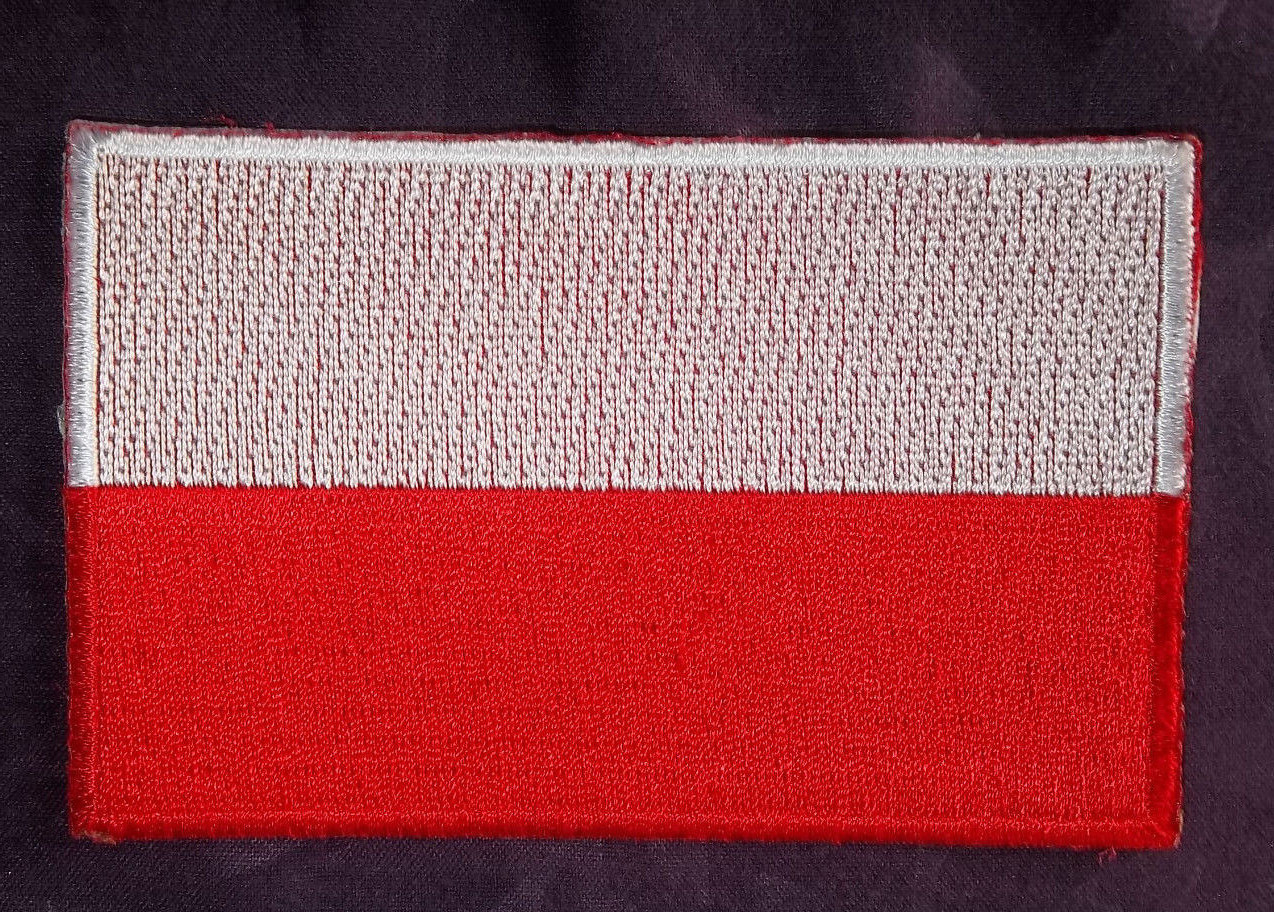 POLAND FLAG PATCH EMBROIDERED WARSAW POLISH FLAG PATCH DIY | eBay
