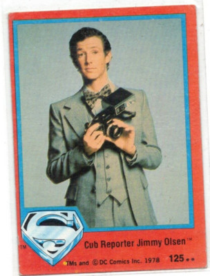 1978 Superman Series II CUB REPORTER JIMMY OLSEN #125-W/TOP LOADER | eBay