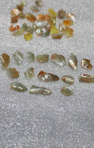 Chrysoberyl Cat's Eye rough, Natural Raw Chrysoberyl Grey & Yellow 70. ...