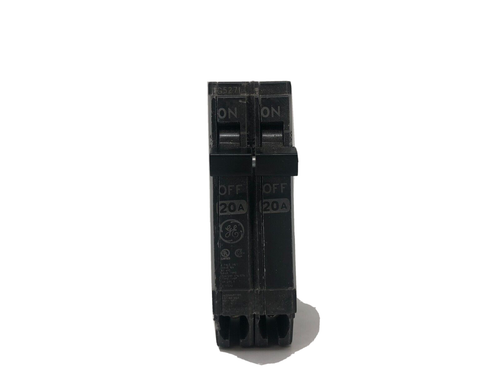 GE General Electric Circuit Breaker THQP220 2 Pole 20 Amp 120/240 Volt ...