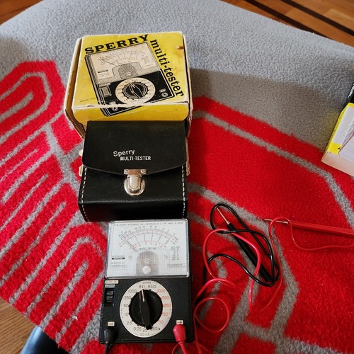 Vintage Sperry Multi-tester VOM with Case & Box | eBay