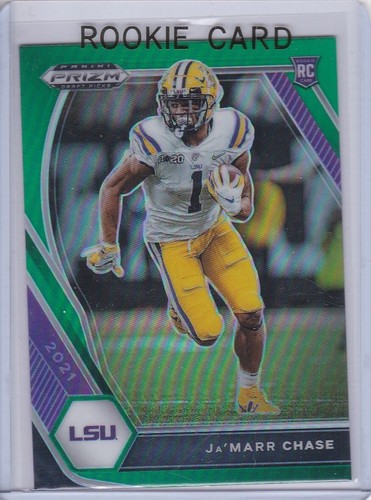 JA'MARR CHASE ROOKIE CARD 2021 Football RARE PRIZMS $$ VARIATION Jamarr ...