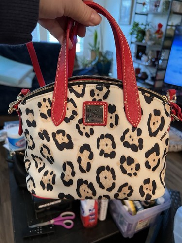 Dooney and Bourke Ruby Leopard Satchel Excellent Condition!! | eBay