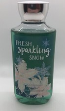 3x Bath & Body Works Fresh Sparkling Snow Shower GEL 10 Oz PocketBac ...