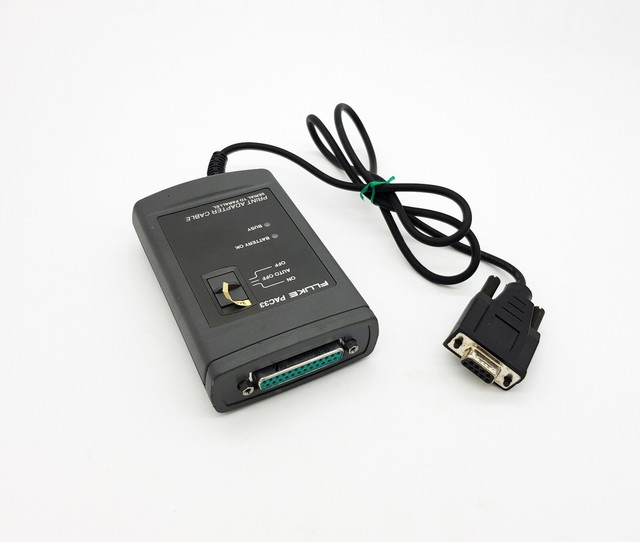Fluke PAC33 Serial to Parallel Print Adapter Cable for sale online | eBay