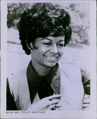 LG806 1970 Original Photo GAIL FISHER Mannix Emmy Award Winning Black ...