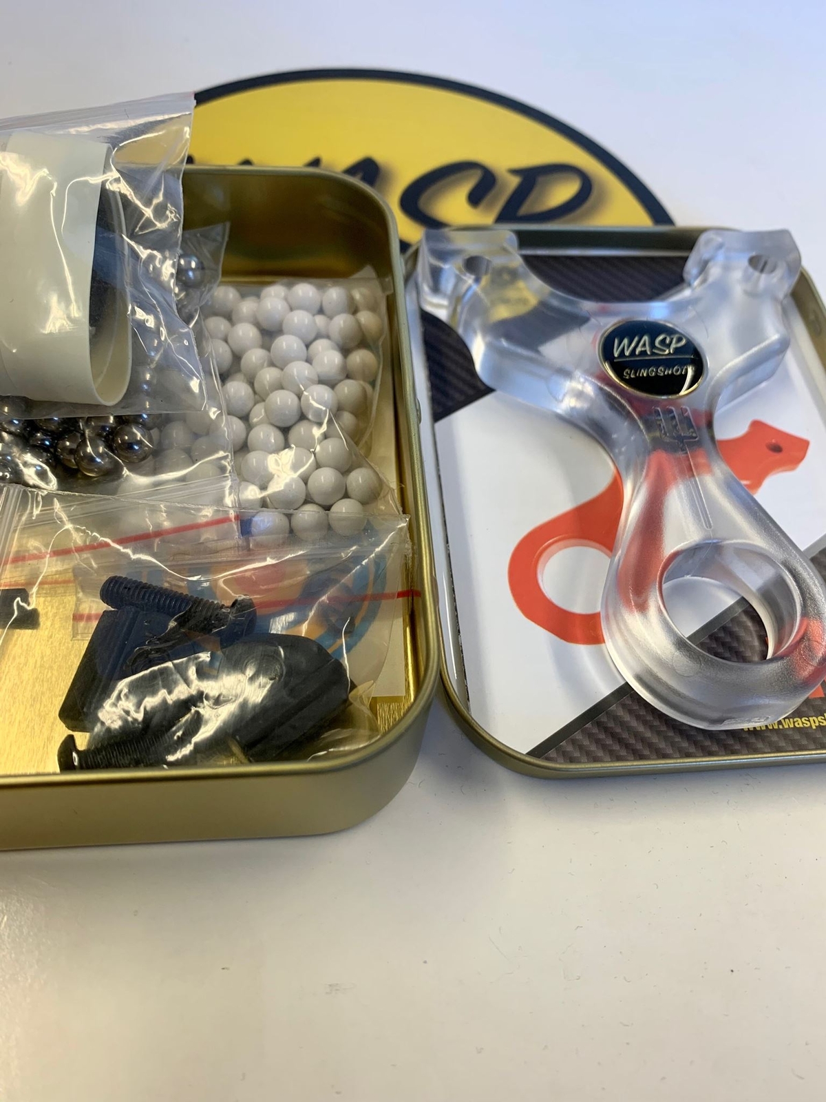 Wasp IMP Slingshot - BB Shooting Kit Boxed with Accessories | eBay UK