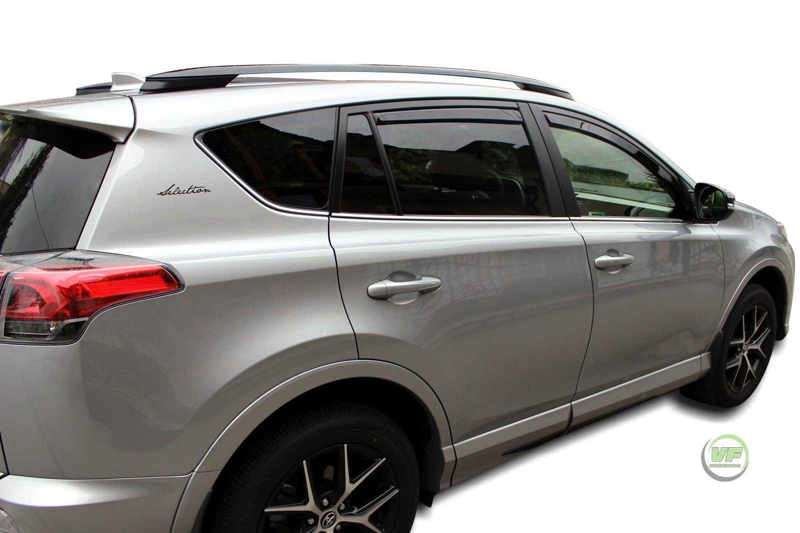 Heko Wind Deflectors For Toyota RAV 4 5-Door 2012-2017 4-Pcs Tinted ...