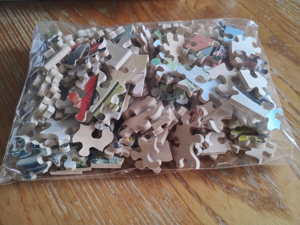 Vintage Victory Jigsaw Puzzle 'The Car Race' 175 Wood Pieces Unopened ...