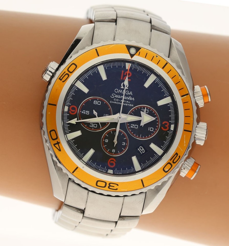 Omega Seamaster Planet Ocean Chrono Broad Arrow Automatic Co-Axial ...