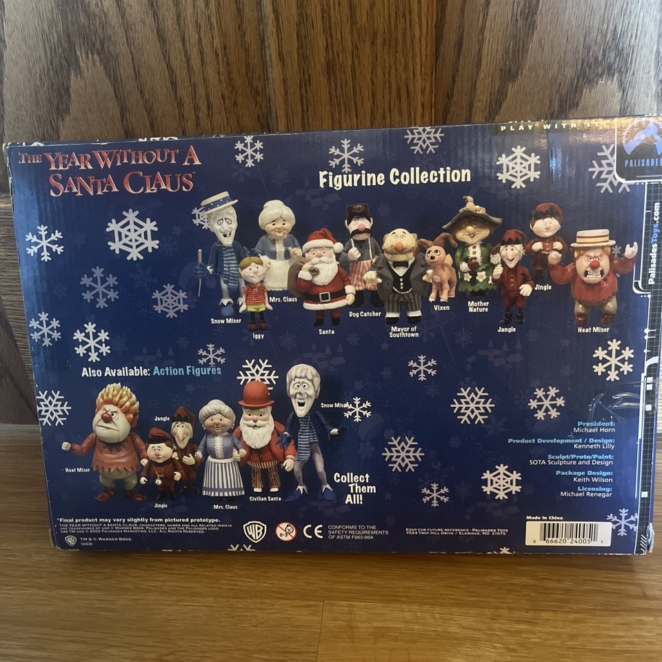 Year Without a Santa Claus Figures Heat Miser Snow Miser Mrs Claus ...