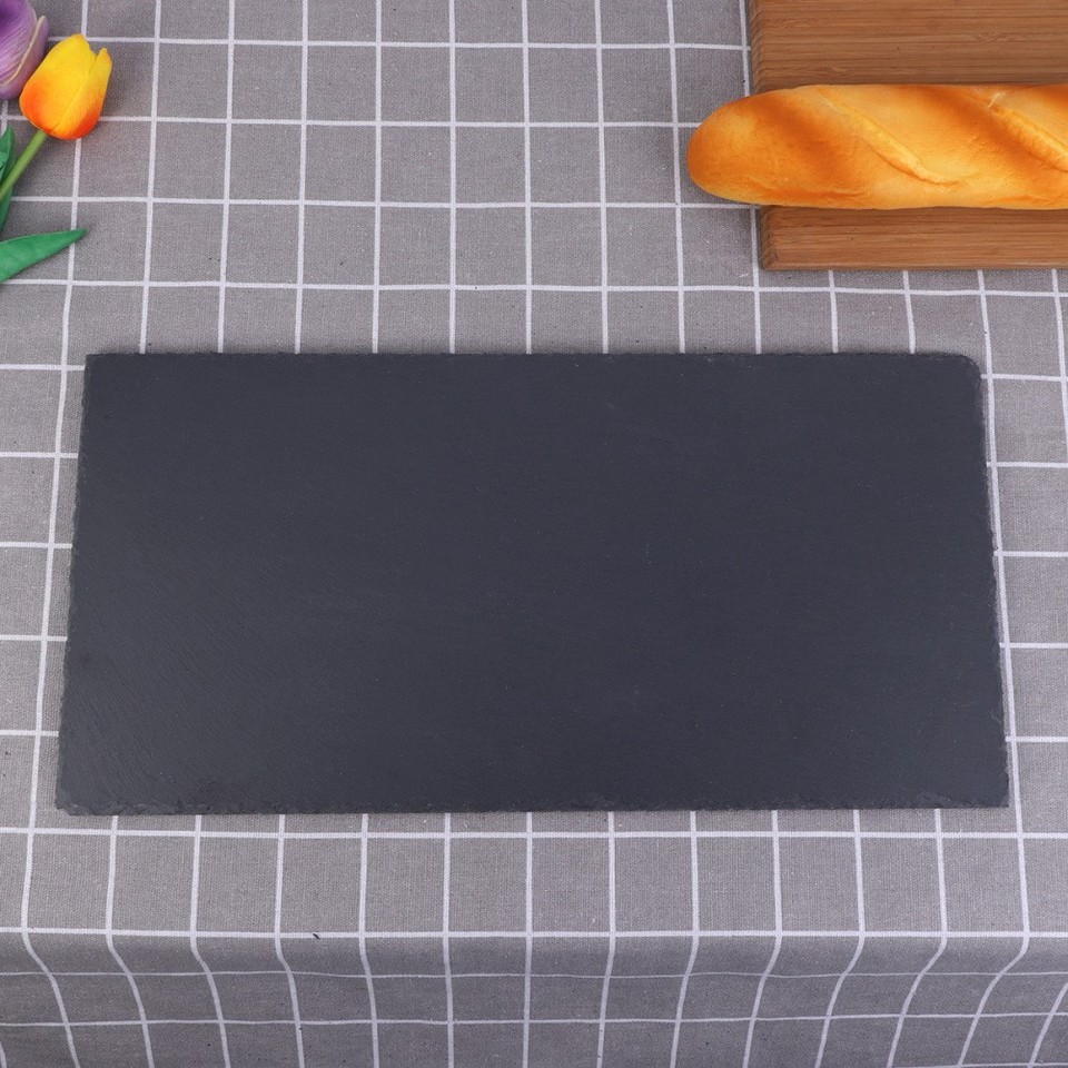 Rectangular Barbecue Plate Plates Appetizer Platter Natural Serving ...