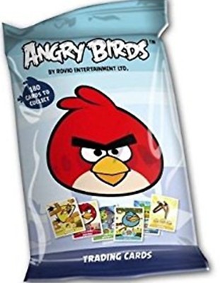ANGRY BIRDS 9 x PACKS OF TRADING CARDS - 6 CARDS PER PACK NEW SEALED ...