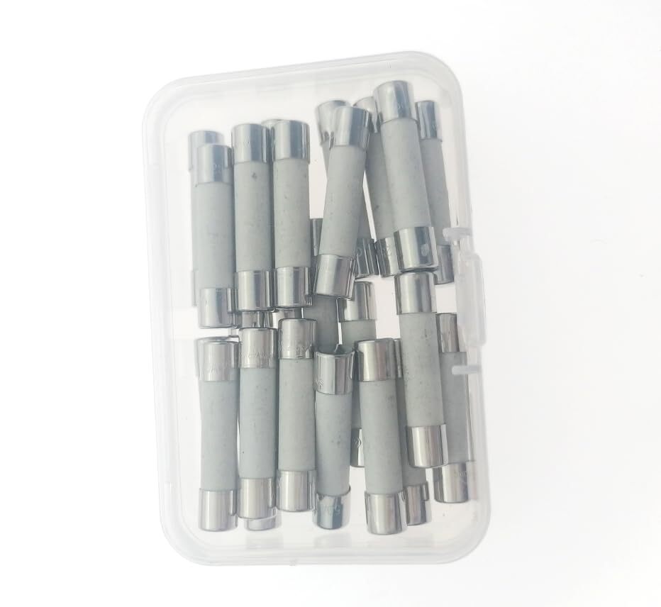 20-Pack T16A250V Ceramic Fuses 16A 6x30mm | eBay
