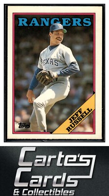 Jeff Russell 1988 Topps Tiffany #114 Texas Rangers | eBay