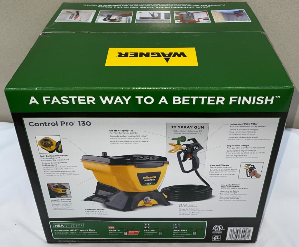 Wagner Control Pro 130 Airless Paint Sprayer 2435698 for sale online | eBay