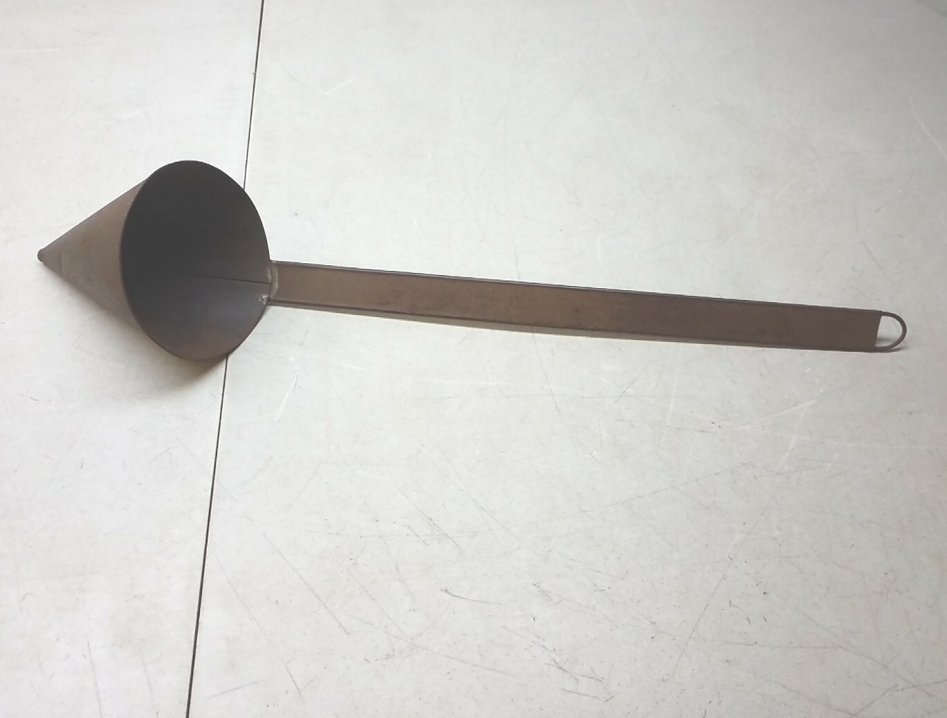 Long Handled Metal Funnel Vintage Decorative Farm Agriculture ...