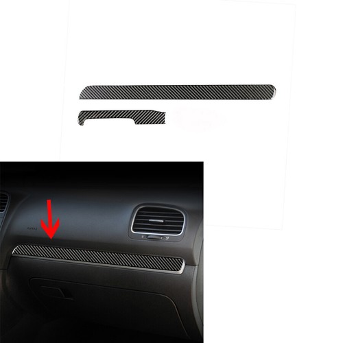 Carbon Fiber Dashboard Center Console Trim For Volkswagen Golf 6 MK6 ...
