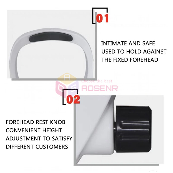 Optical Instrument Chin Rest Forehead Bracket Computer Forehead Rest ...