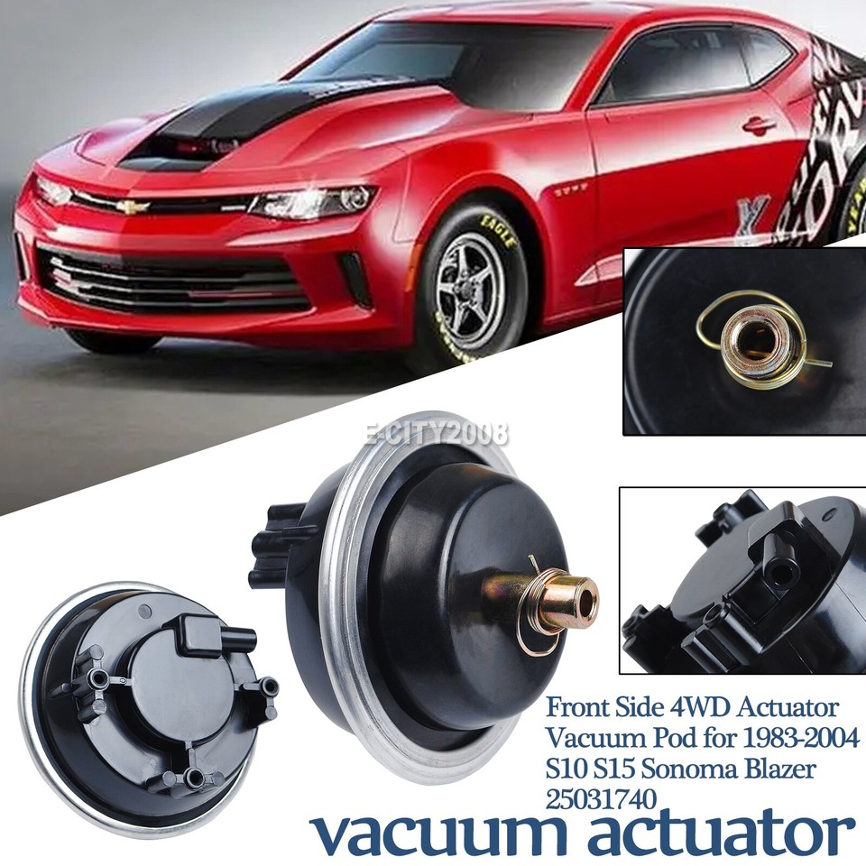 25031740 Vacuum Actuator Fits S10 S15 Sonoma Blazer 1983-2004 Front 4WD ...