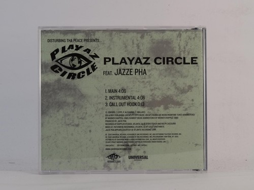 JAZZE PHA PLAYAZ CIRCLE (E42) 3 Track Promo CD Single along with ...