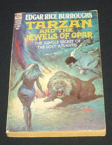 Tarzan Jewels of Opar 1963 Ace F-204 Human Sacrifice Frank Frazetta ERB ...