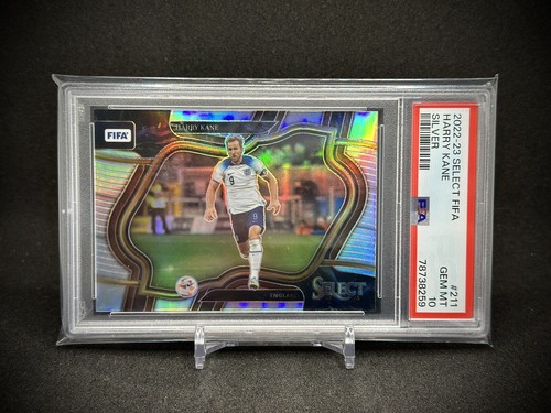 Harry Kane 2022-23 Panini Select FIFA Field Level Silver Prizm PSA 10 ...