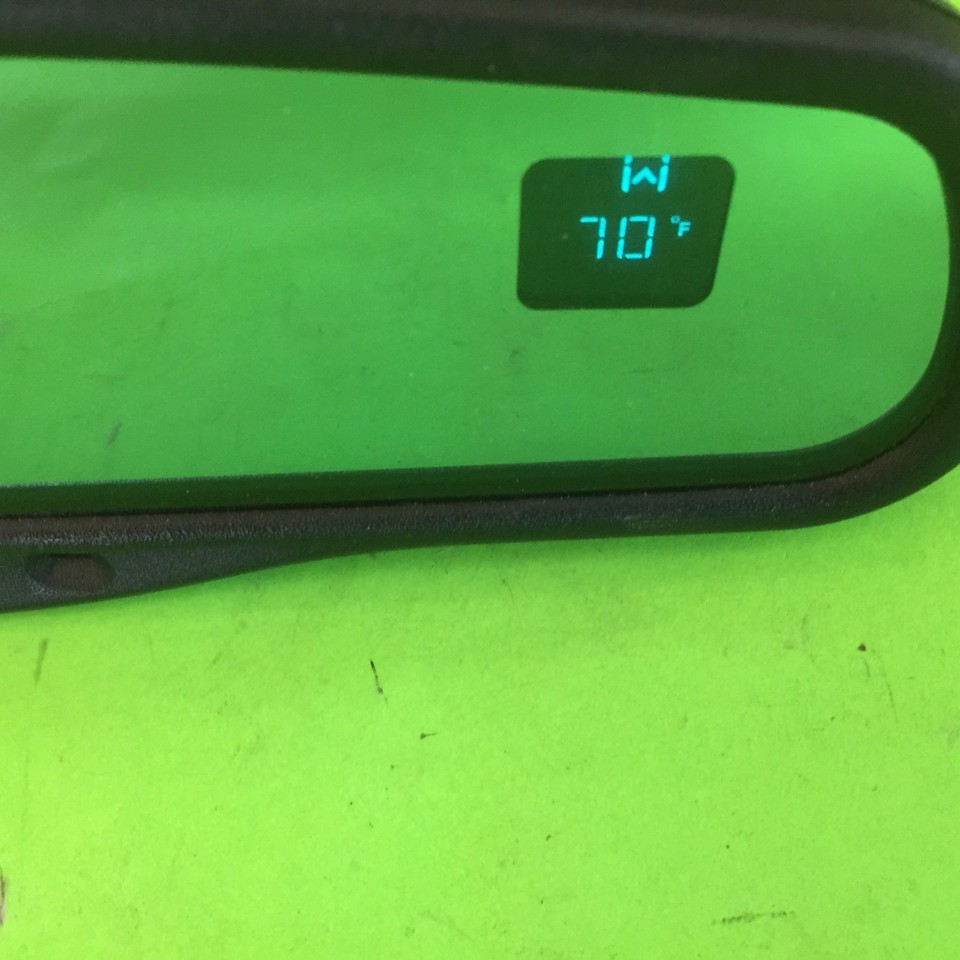 00-02 CHEVY SILVERADO GMC SIERRA REAR VIEW MIRROR COMPASS TEMPERATURE ...