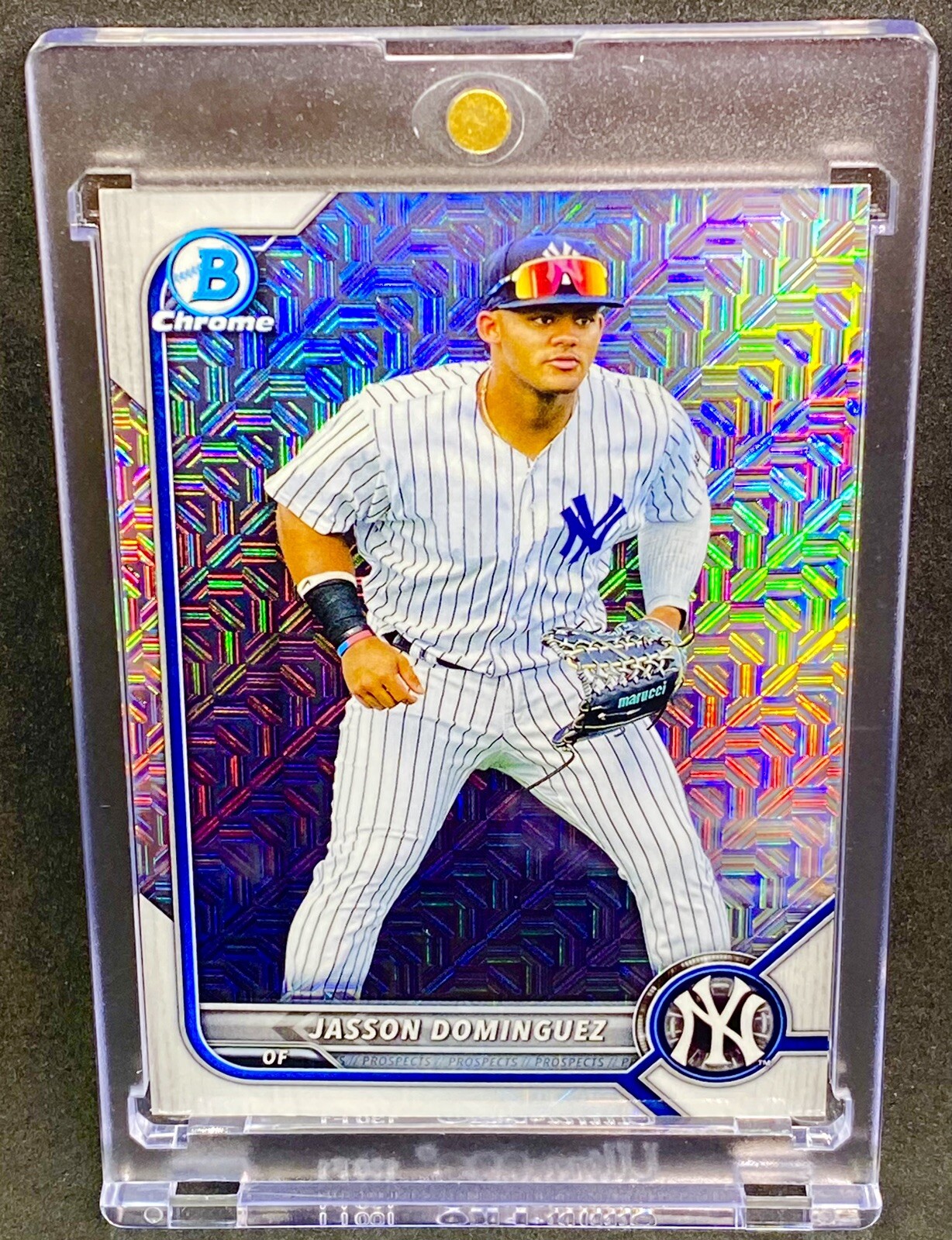 Jason Dominguez RARE MOJO REFRACTOR ROOKIE INVESTMENT CARD BOWMAN ...